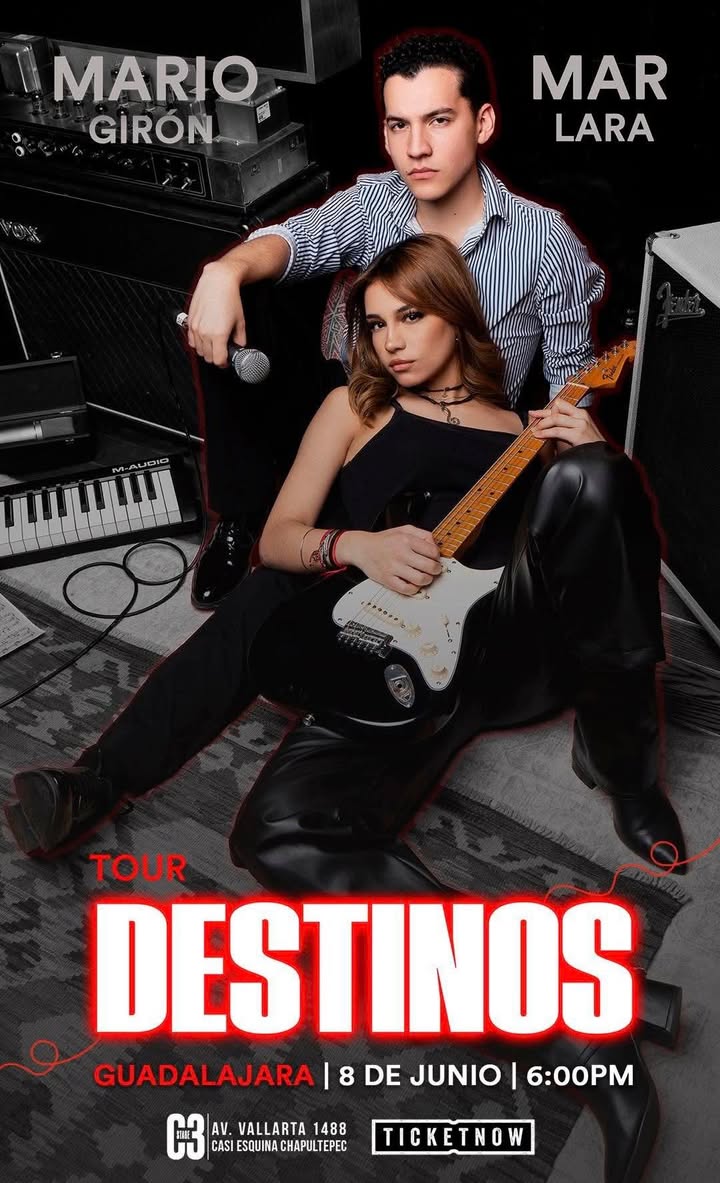 Mar Lara y Mario Girón - 8 Junio - C3 Stage - Conciertos Guadalajara ...